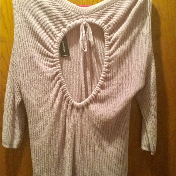 Express | Sweaters | Express Open Back Pullover Sweater | Poshmark